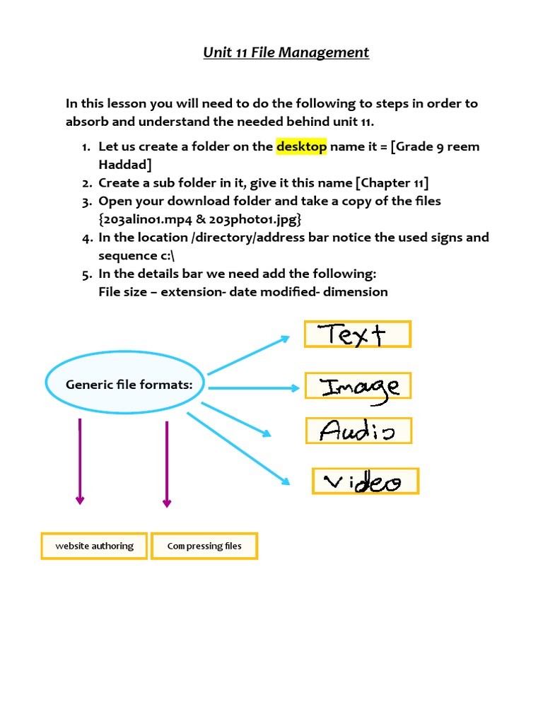 Generic File Formats | PDF