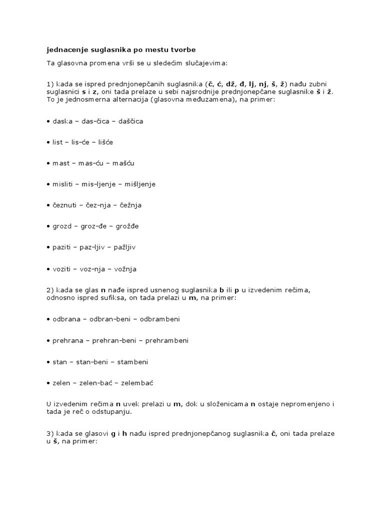 Glasovne Promene | PDF