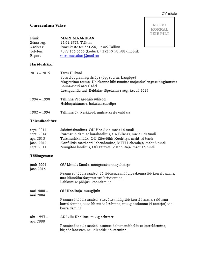 CV Naidis | PDF