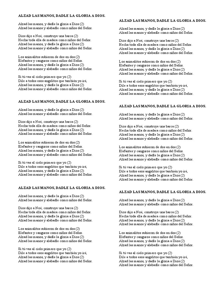 Alzad Las Manos | PDF | Amor