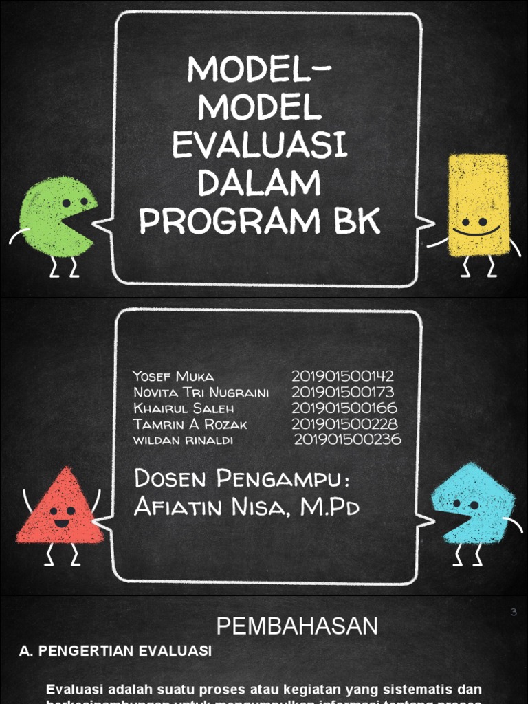KELOMPOK 2 Model-Model Evaluasi Dalam Program BK | PDF