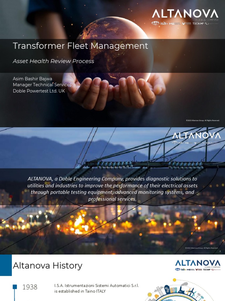Transformer Fleet Management - AB Mar 2022 (AltaNova) | PDF ...