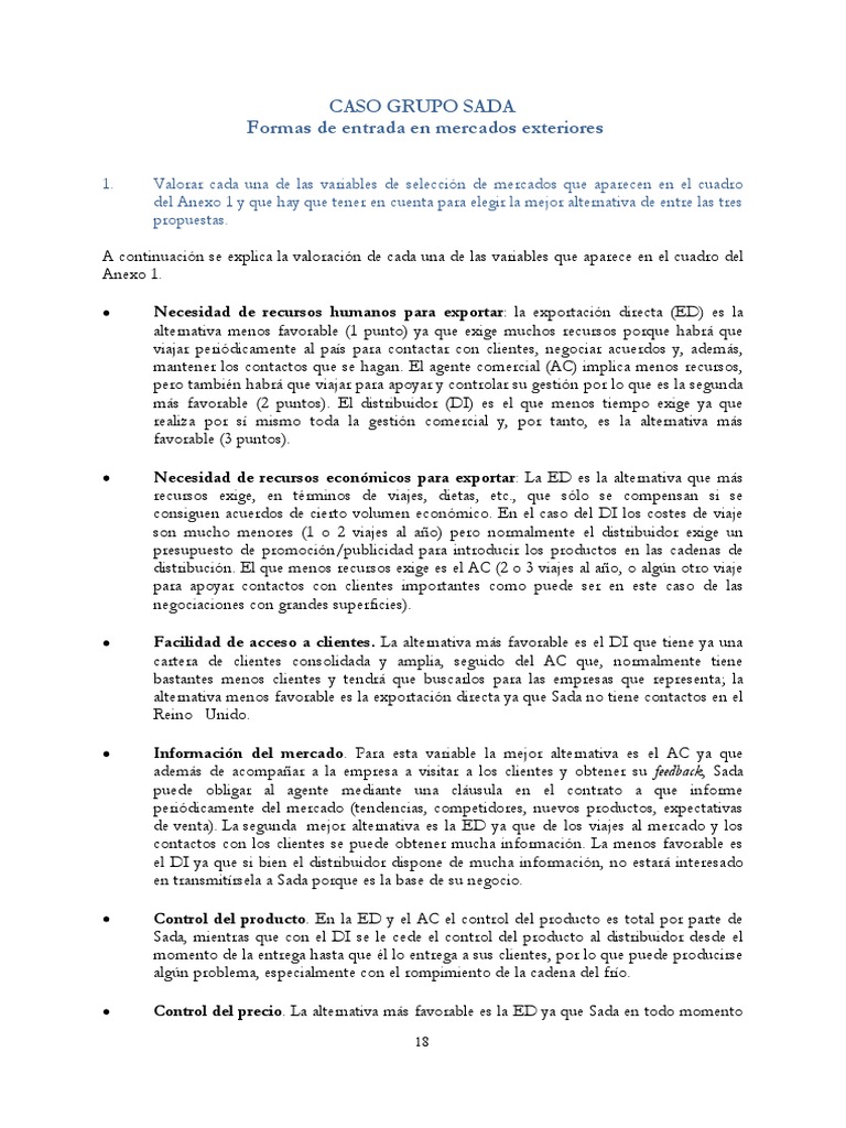 SoluciÃ N 1 | PDF | Mercado (economía) | Exportaciones