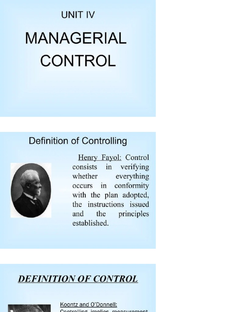 Controlling | PDF