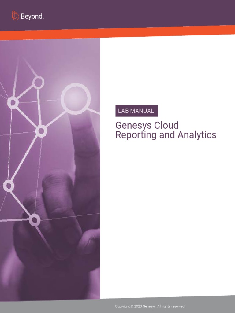 Genesys Cloud-Reporting and Analytics-Lab Manual | PDF | Icon ...