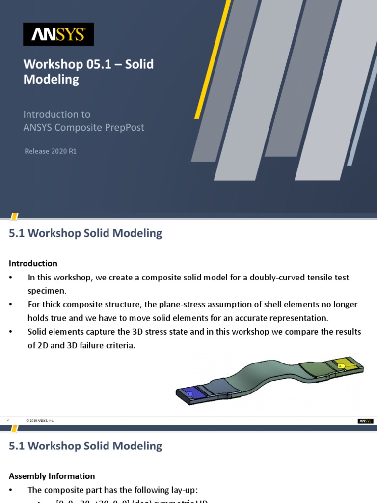 ACP Intro 2020R1 WS05.1 Solid Model | PDF | Extrusion | Computer Aided ...