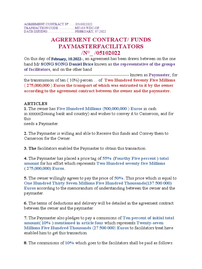 Agreement Contract | PDF