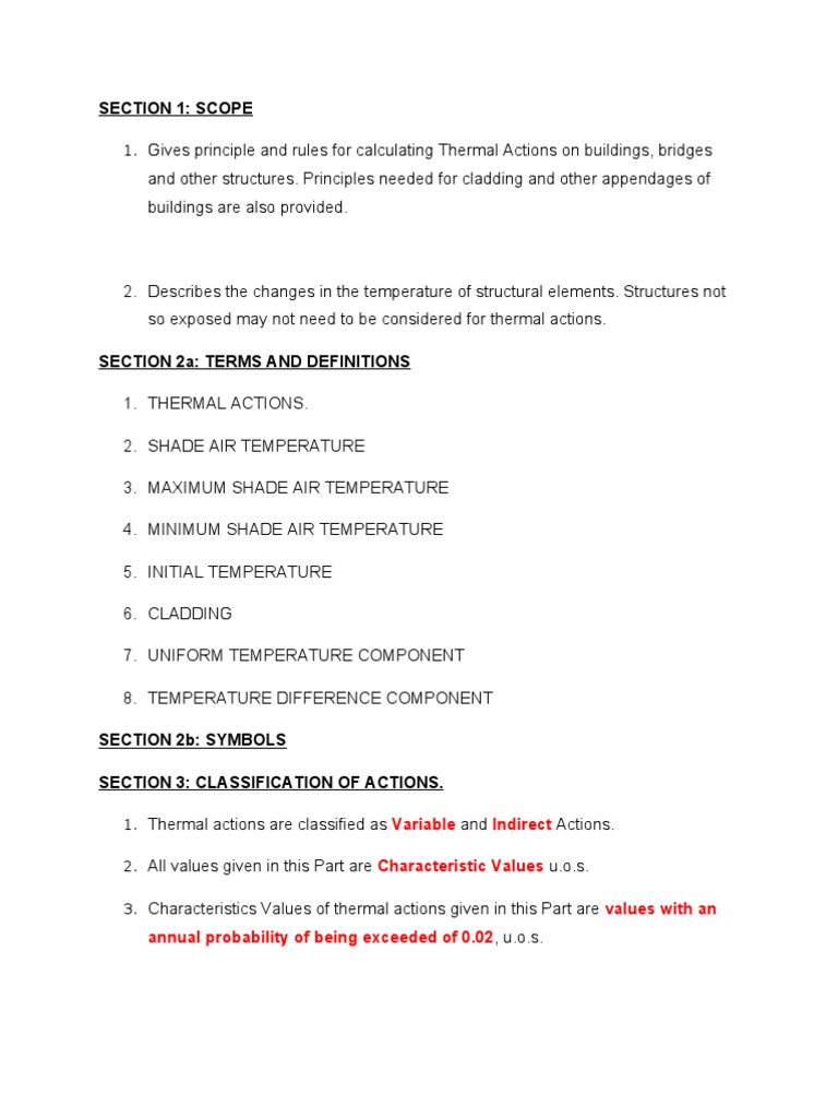 En 1991-1-5 | PDF | Temperature | Thermal Expansion
