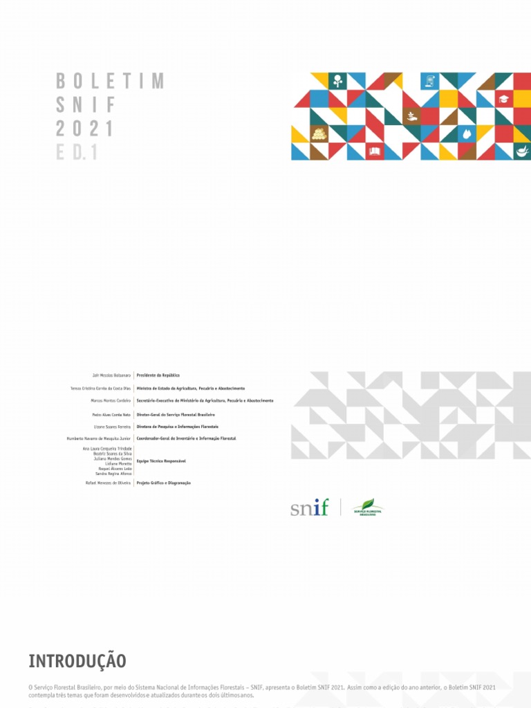 Boletim_SNIF_2021 | PDF | Ecologia | Árvores