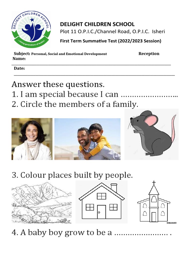 Psed Nursery 1 and Reception | PDF