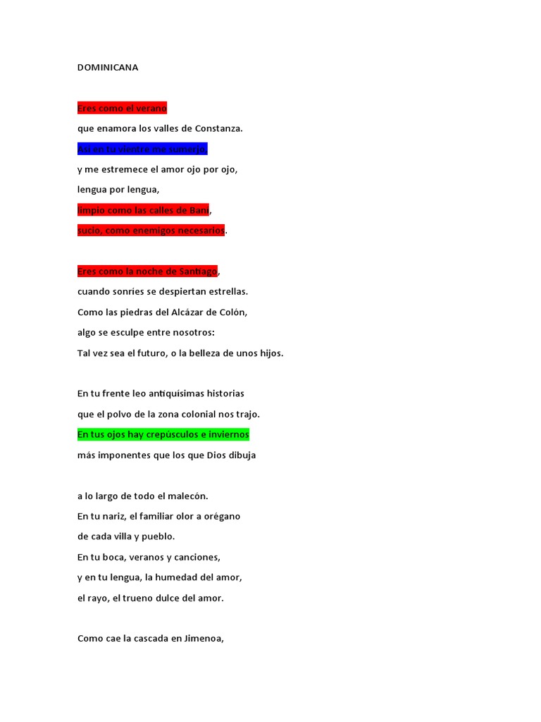 Poema Dominicana | PDF
