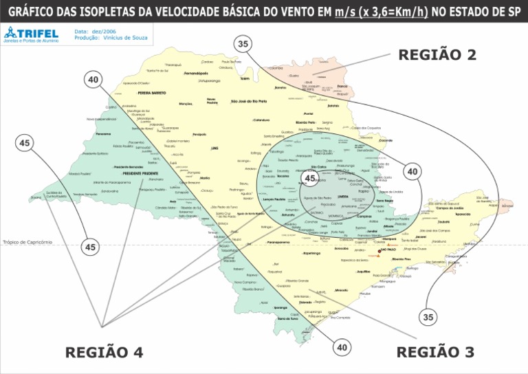 Mapa Isopletas SP | PDF