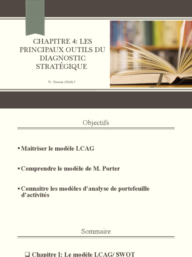Les Outils Du Diagnostic Stratégique Le Modèle LCAG | PDF | Gestion ...
