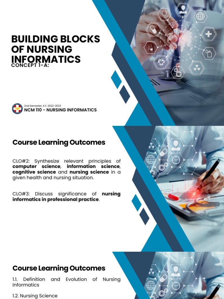 Building Blocks of Nursing Informatics: An Introduction to the Foundational Concepts, Principles ...