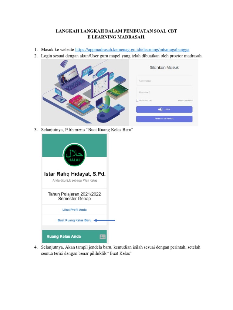 Langkah Langkah Pembuatan Soal CBT | PDF