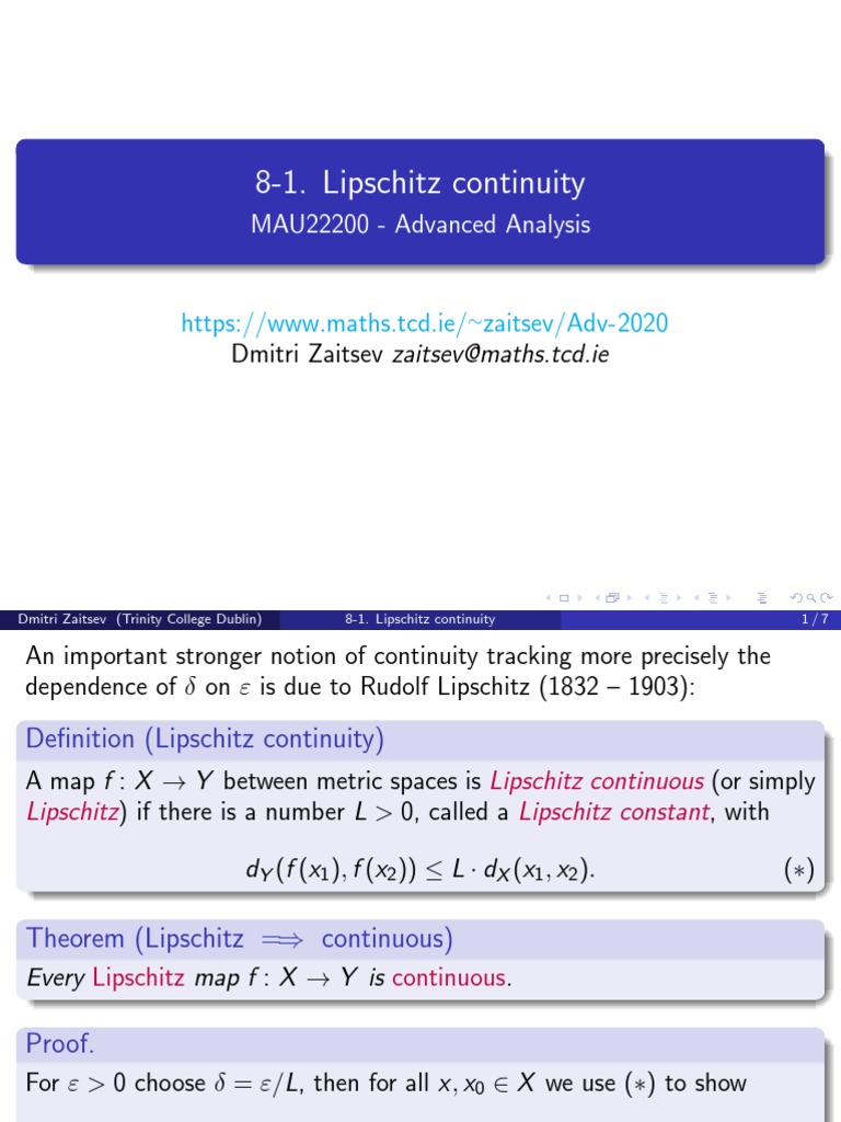 8-1-lipschitz-continuity | PDF