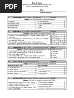 Test de Mayo | PDF