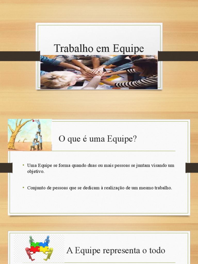 Trabalho em Equipe | PDF