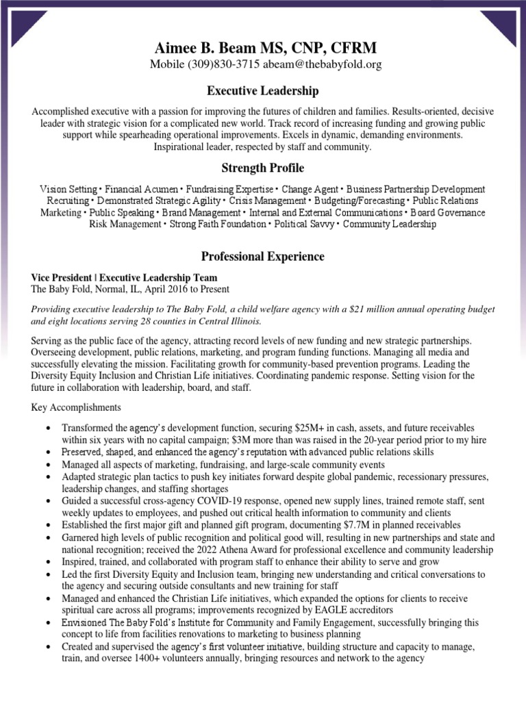 Aimee Beam 020223 Resume Design | PDF | Marketing | Public Relations