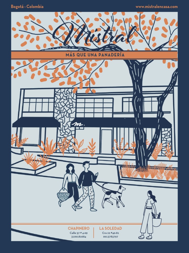 Menú de Mistral: Panadería y Café | PDF | Panes | Hamburguesas