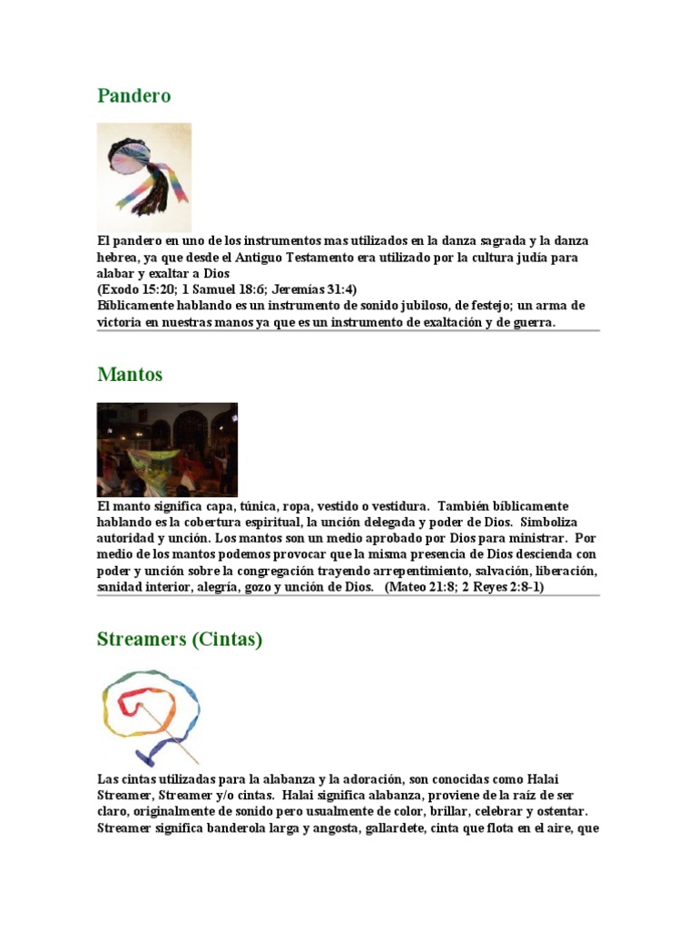 Significado Instrumentos | PDF
