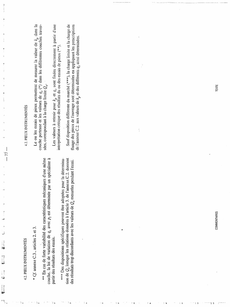 Fascicule 62 - Titre V - CCTG Marché Public de Travaux - Partie II FONDATIONS | PDF