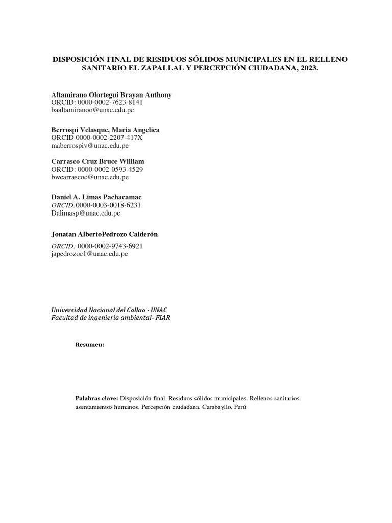 1grupo N°06 - If - Rrss. | PDF | Residuos | Vertedero