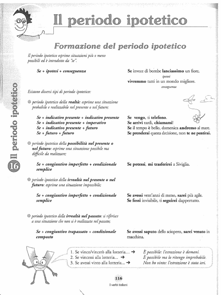 Periodo Ipotetico - Verbi Italiani | PDF