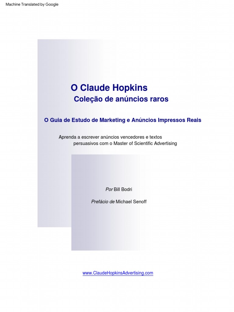 Claude Hopkins Course PDF Free | PDF | Autoajuda