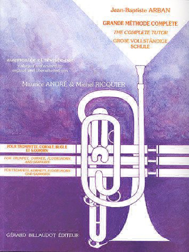 Jean Baptiste Arban - Complete Conservatory Method For Trumpet (Gérard ...