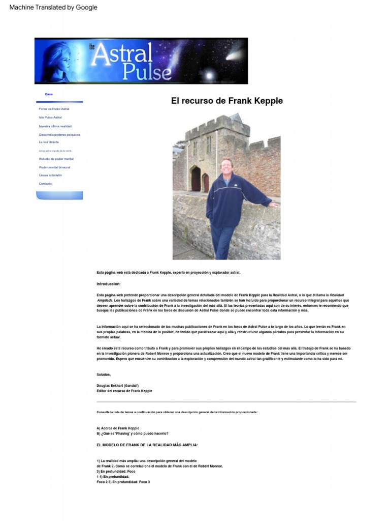 Frank Kepple. Astral Pulse | PDF