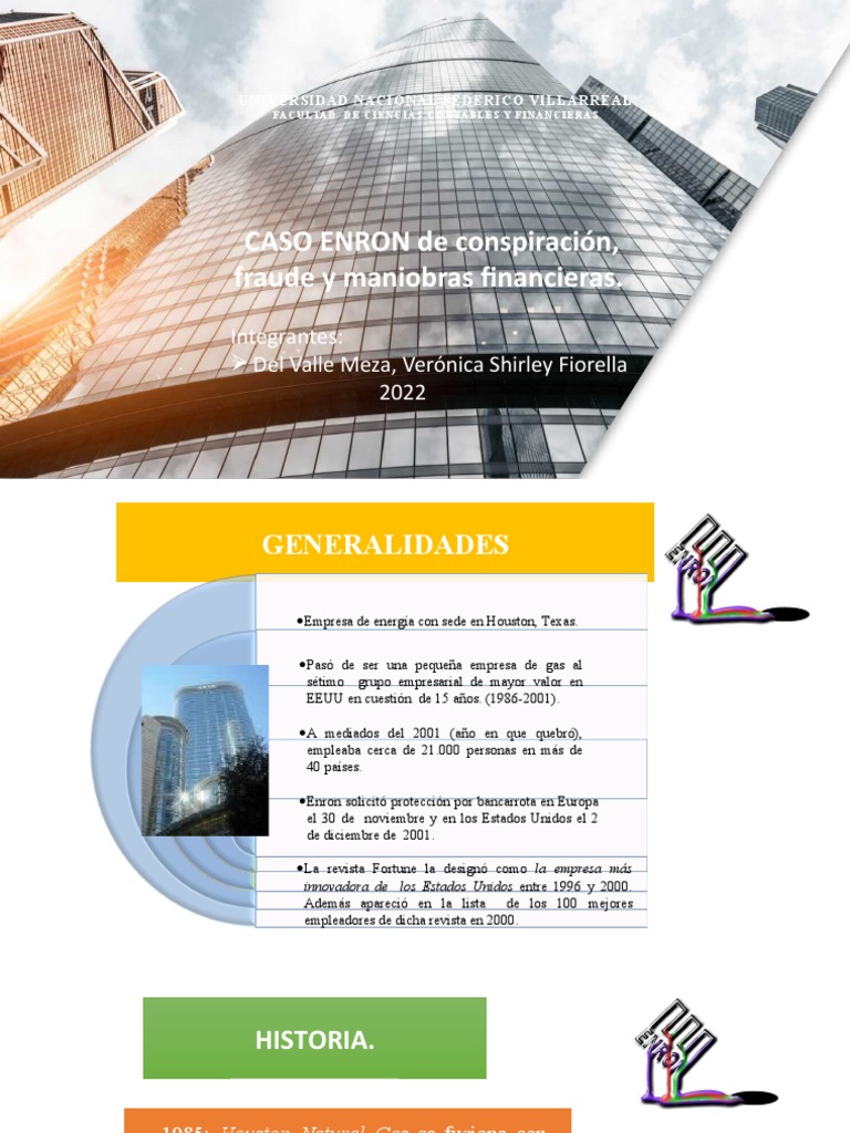 Del Valle - Exposiciòn 01 - Caso ENRON | PDF | Enron | Business