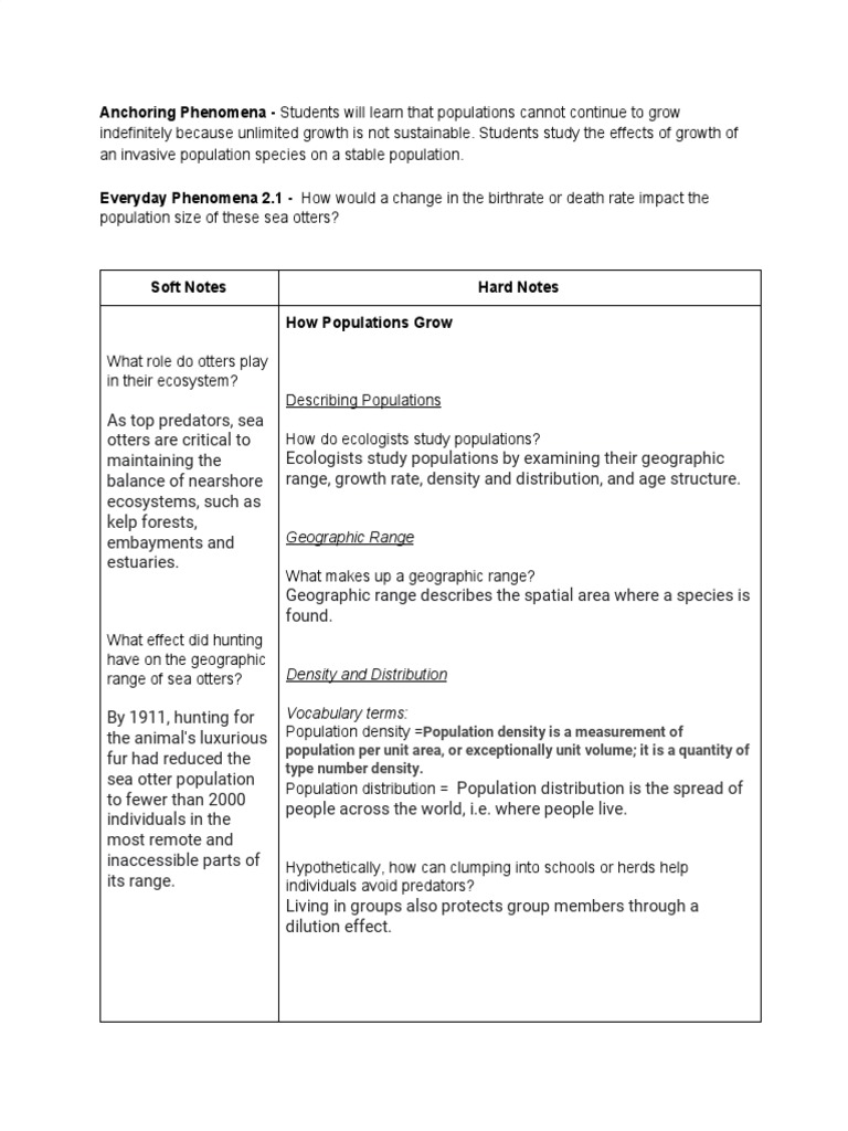 Chapter 2, Lesson 1 Cornell Notes - 6328907 | PDF | Logistic Function ...