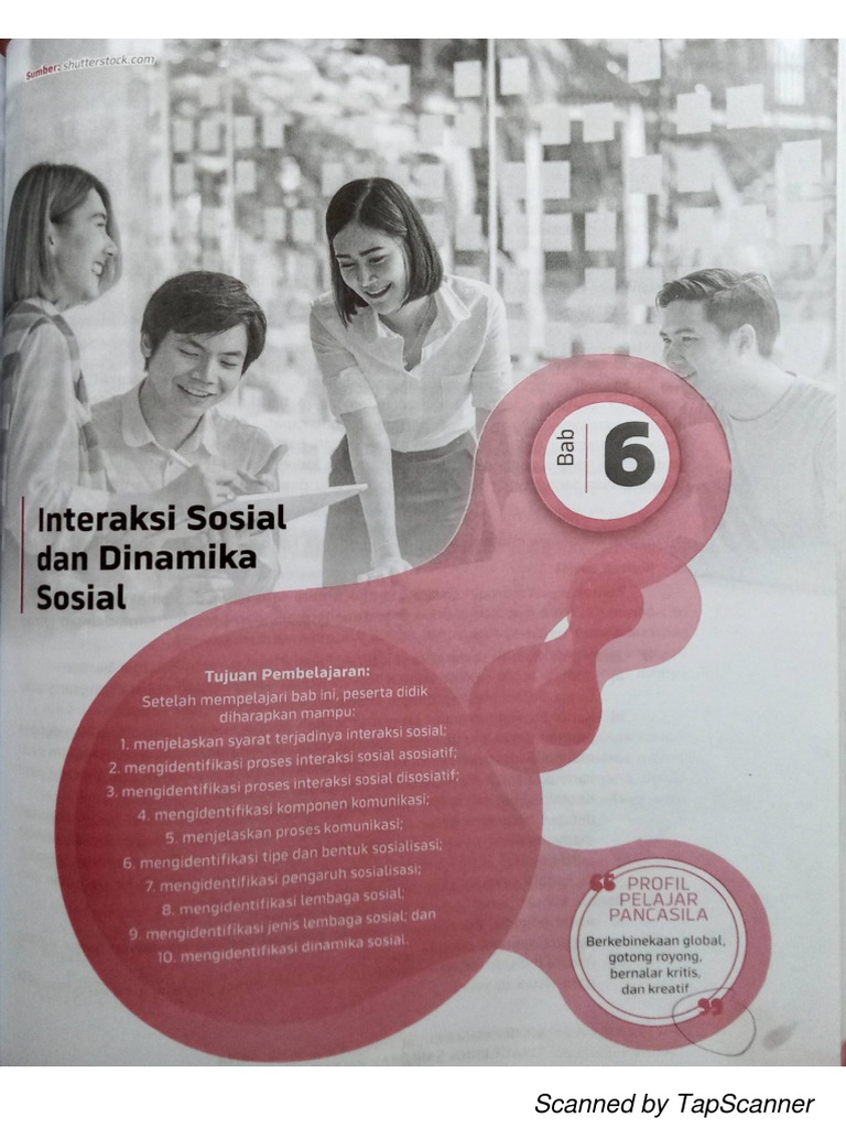BAB 6 - Interaksi Sosial Dan Dinamika Sosial | PDF