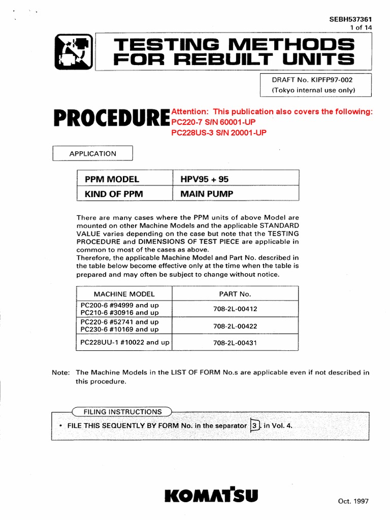 PC200,220-6 Sebhd537361 | PDF