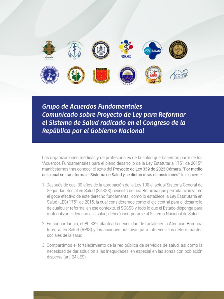 Acuerdos Fundamentales | PDF | Gobierno
