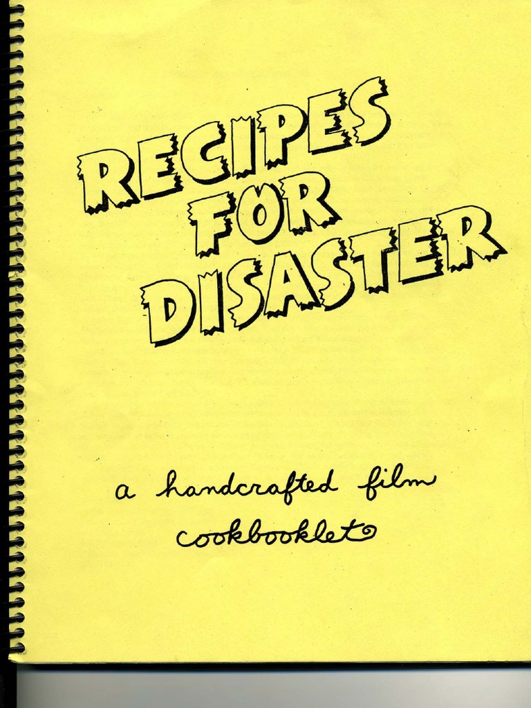 Recipes For Disaster Hill | PDF