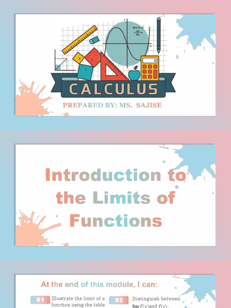 Introduction To The Limits of Functions | PDF | Function (Mathematics ...