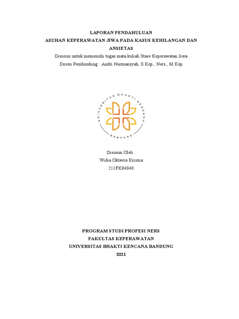 LP Kehilangan Dan Ansietas | PDF