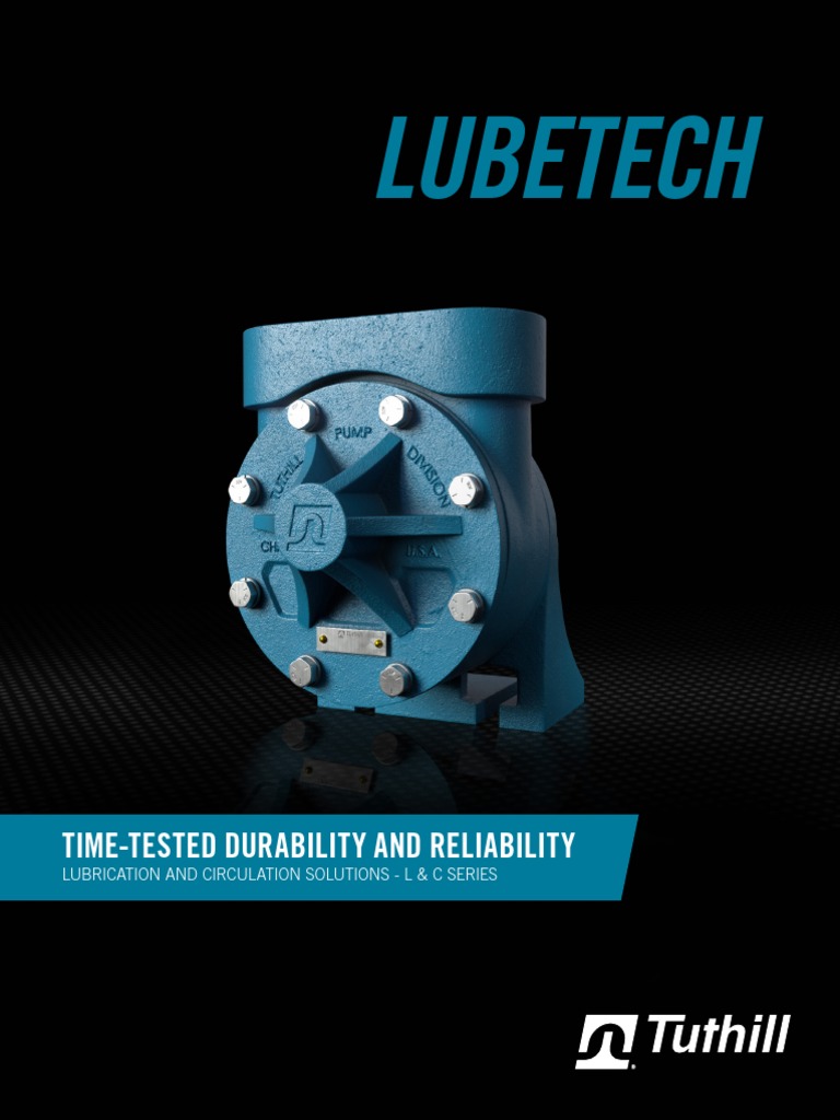 Lube Tech Brochure Final Nov21 Web | PDF | Pump | Viscosity