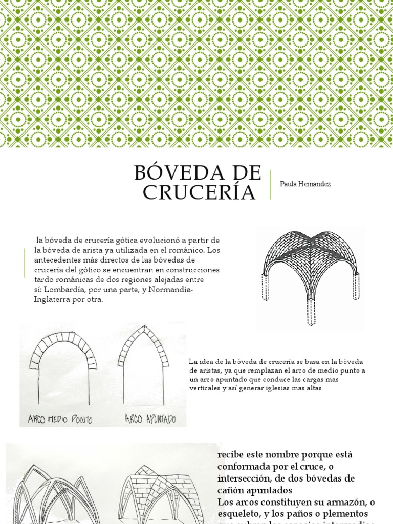 Bóveda de Crucería | PDF | Bóveda (Arquitectura) | Diseño arquitectonico