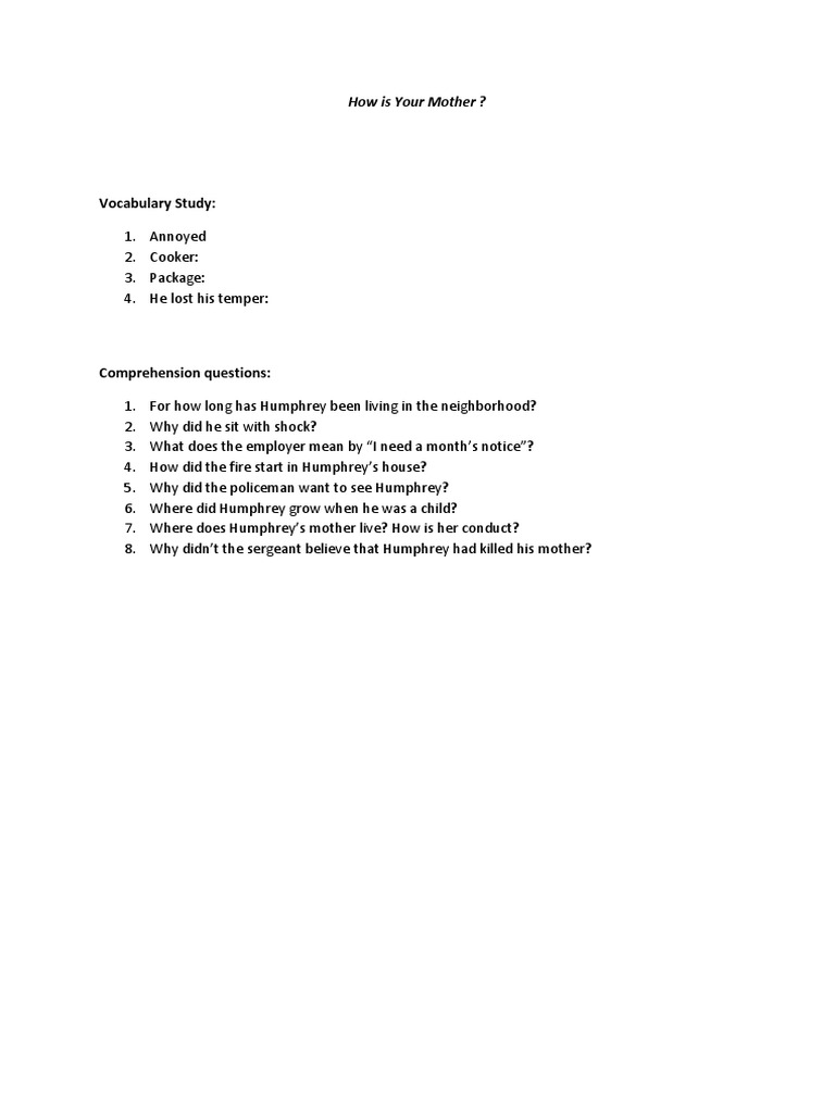 How Is Your Mother | PDF | Self-Improvement