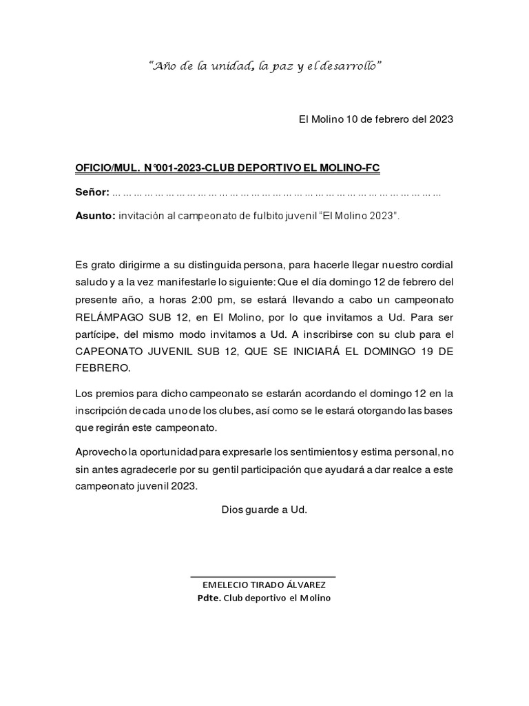 Oficio 1 | PDF