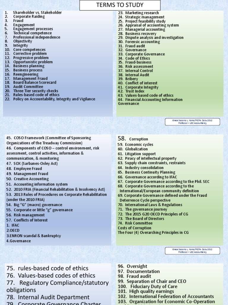 AC1204 Governance Basic Concepts | PDF