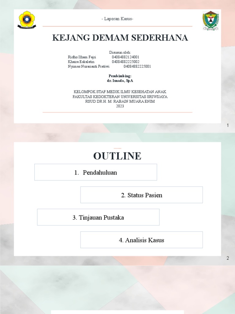 Laporan Kasus - Kejang Demam Sederhana | PDF