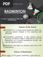 Badminton Hand Signals | PDF | Referee | Sports