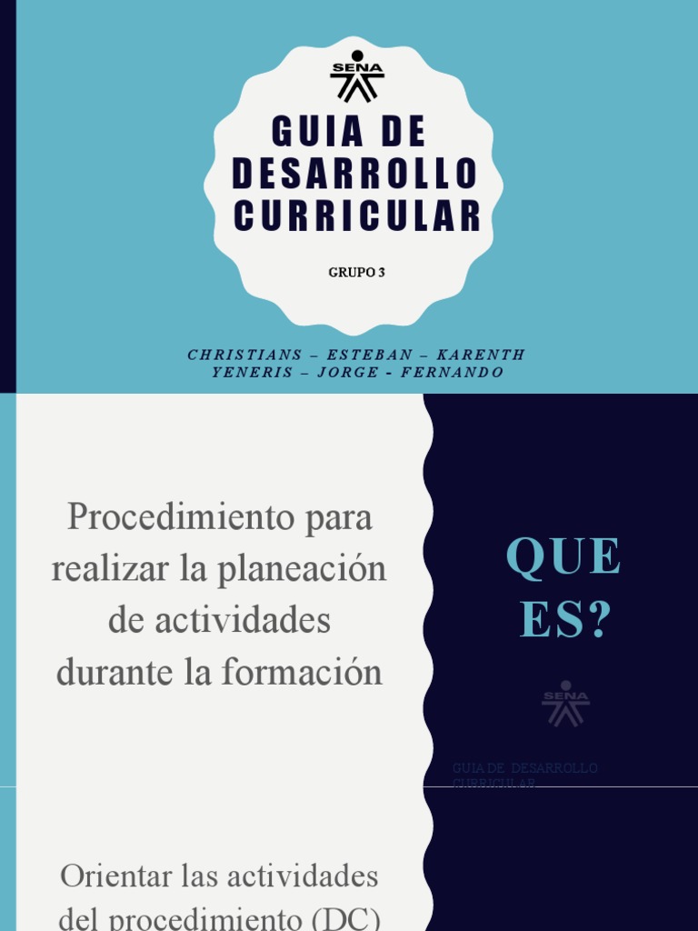 Guia de Desarrollo Curricular | PDF | Aprendizaje | Cognición