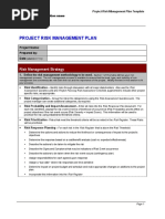 Procurement Plan Template | PDF | Procurement | Request For Proposal