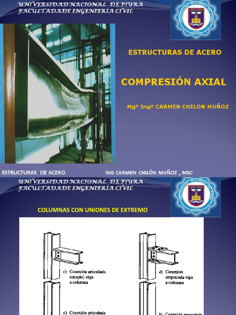 Tema 4 Miembros A Compresion | PDF | Pandeo | Construyendo tecnología