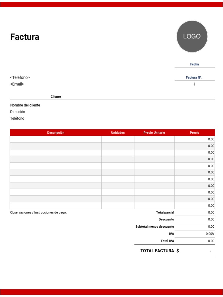 Modelo Factura | PDF